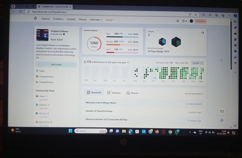 Prajwal Hirkane on LinkedIn: #365daychallenge #leetcode #dailycoding # ... Prajwal Hirkane on LinkedIn: #365daychallenge #leetcode #dailycoding # ...