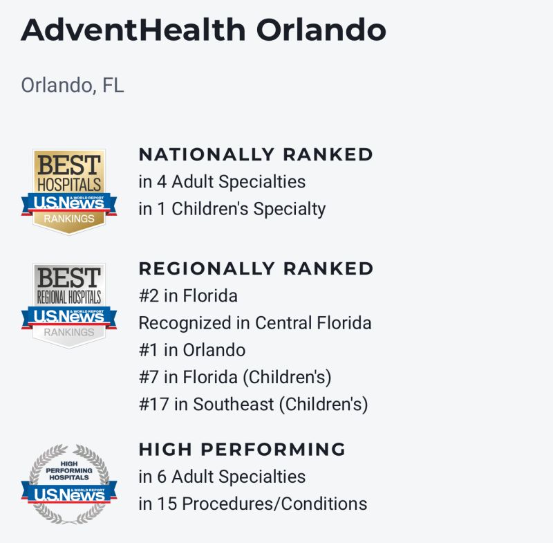 Congratulations AdventHealth Central Florida team! I’m humbled to ... Congratulations AdventHealth Central Florida team! I’m humbled to ...