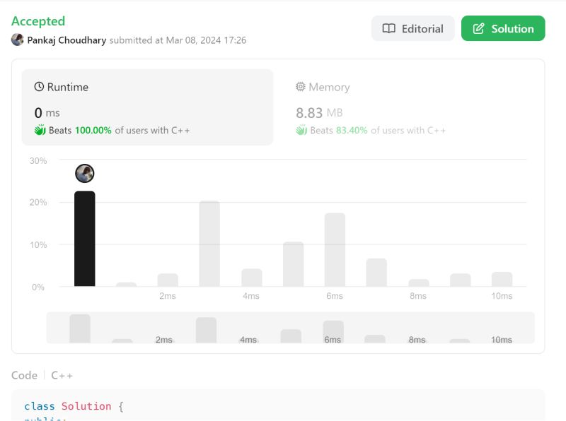 Pankaj Choudhary on LinkedIn: I've overcome another coding challenge! π» ... Pankaj Choudhary on LinkedIn: I've overcome another coding challenge! π» ...