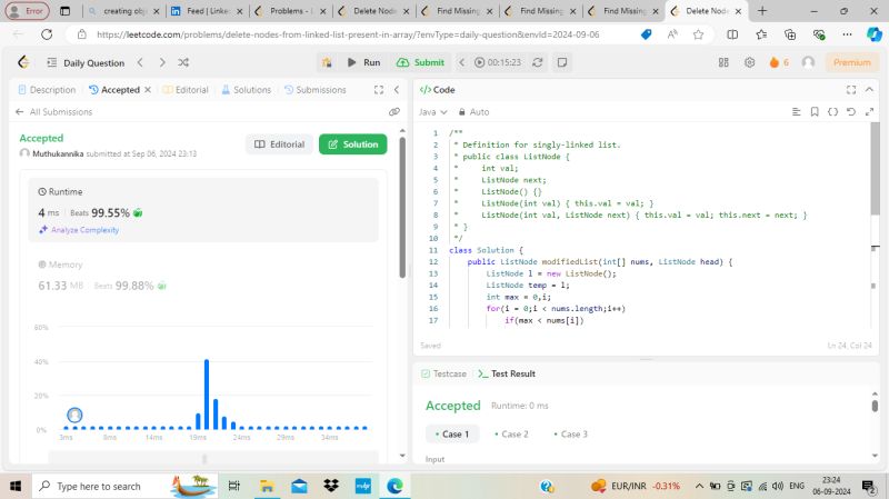 Muthukannika K on LinkedIn: Problem of the day: Delete Nodes From ... Muthukannika K on LinkedIn: Problem of the day: Delete Nodes From ...
