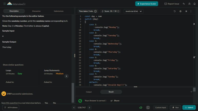 Ayush Rana 🇮🇳 on LinkedIn: Day 13: Flow Control 💻Today I solved the ... Ayush Rana 🇮🇳 on LinkedIn: Day 13: Flow Control 💻Today I solved the ...
