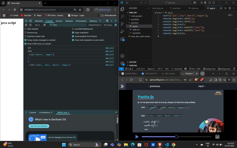 #javascript #webdevelopment #apnacollege #learningjourney… | Mohammed ... #javascript #webdevelopment #apnacollege #learningjourney… | Mohammed ...
