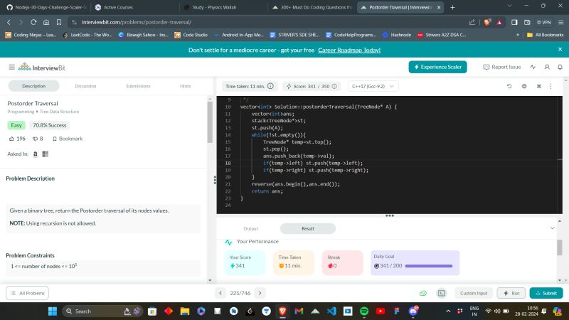 Biswajit Sahoo on LinkedIn: #365daysofcode #scalerdiscord # ... Biswajit Sahoo on LinkedIn: #365daysofcode #scalerdiscord # ...
