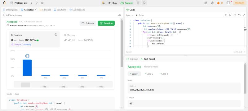 #100daysofcode #leetcodechallenge #dsawithedslash #problemsolving ... #100daysofcode #leetcodechallenge #dsawithedslash #problemsolving ...