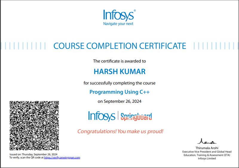 HARSH KUMAR on LinkedIn: #cplusplus #programming #softwaredevelopment # ... HARSH KUMAR on LinkedIn: #cplusplus #programming #softwaredevelopment # ...