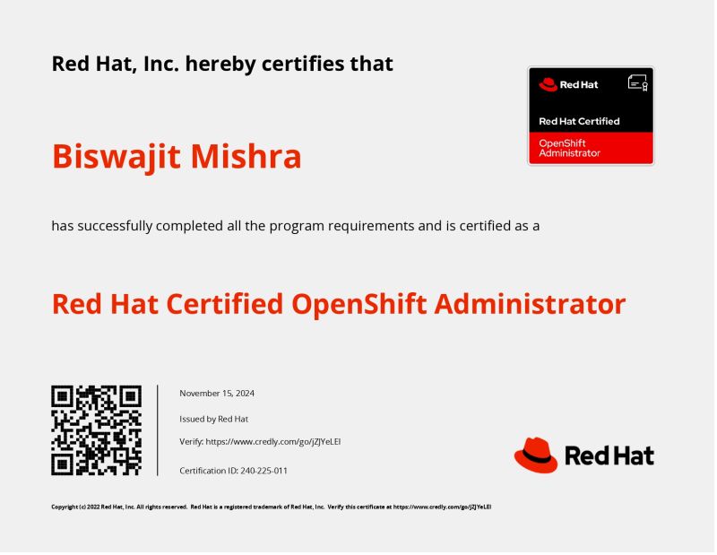 Biswajit Mishra on LinkedIn: #redhat #openshift #kubernetes #devops ... Biswajit Mishra on LinkedIn: #redhat #openshift #kubernetes #devops ...