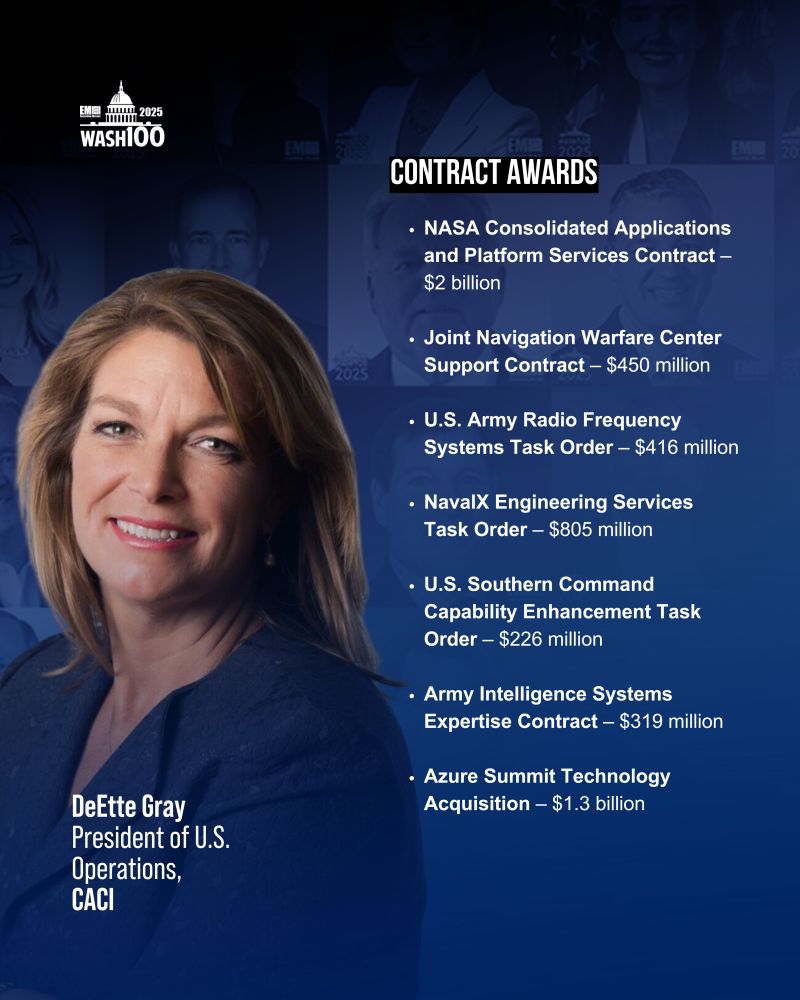 #wash100 #caci #award | Executive Mosaic #wash100 #caci #award | Executive Mosaic