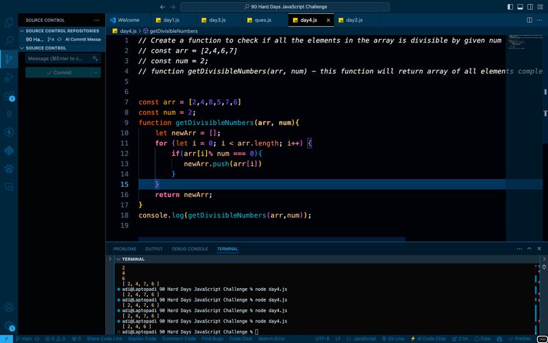 Day 4: JavaScript Challenge 🚀 | ADITYA KUMAR posted on the topic | LinkedIn Day 4: JavaScript Challenge 🚀 | ADITYA KUMAR posted on the topic | LinkedIn