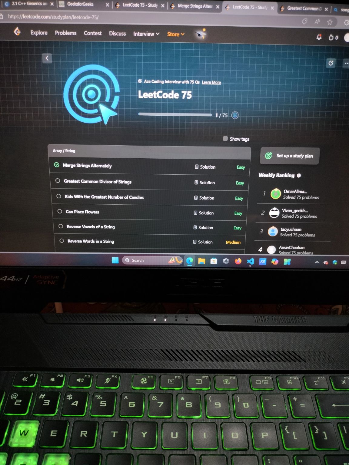 Koushik Chandra on LinkedIn: #leetcode #leetcode75 #codingchallenge # ... Koushik Chandra on LinkedIn: #leetcode #leetcode75 #codingchallenge # ...