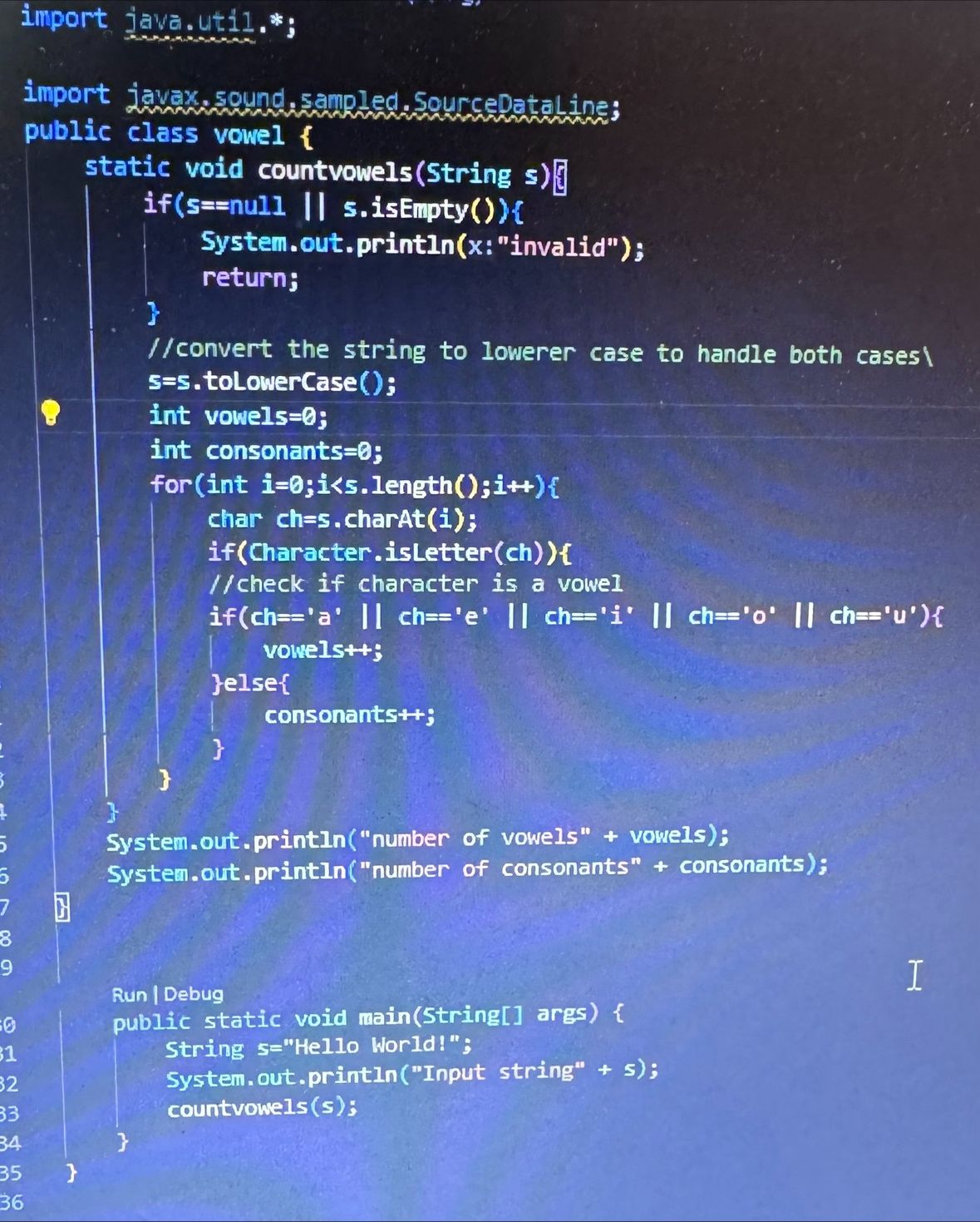 #7 Posting the coding challenge Problem:Count the number of vowels and ... #7 Posting the coding challenge Problem:Count the number of vowels and ...
