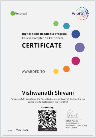 #wipro #talentnext #wipro #talentnext #javafullstack #achievement ... #wipro #talentnext #wipro #talentnext #javafullstack #achievement ...