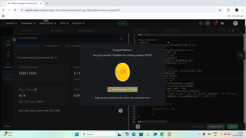 #day131 #graph #day131 #geekstreak2024 #gfg160 #dsa #algorithm… | Rohit ... #day131 #graph #day131 #geekstreak2024 #gfg160 #dsa #algorithm… | Rohit ...