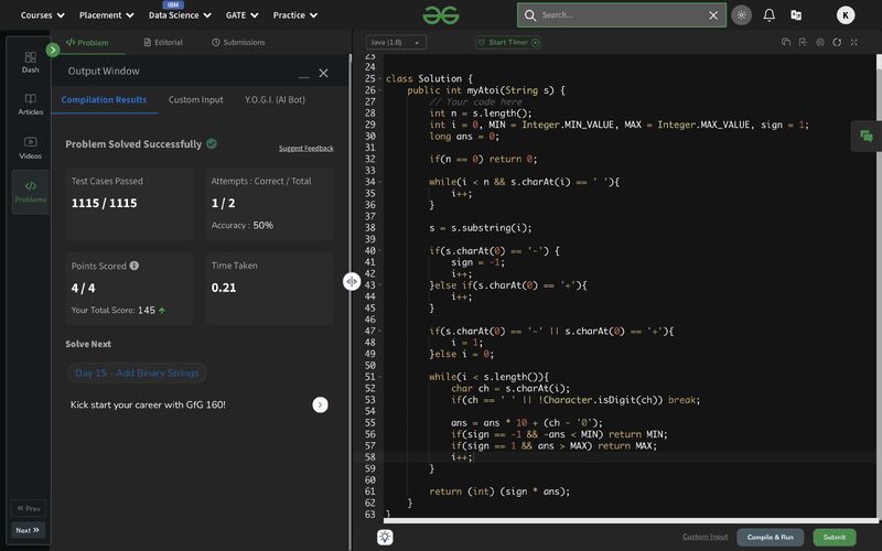 #java #dsa #linkedinlearning #problemsolving #geeksforgeeks #gfg160 ... #java #dsa #linkedinlearning #problemsolving #geeksforgeeks #gfg160 ...