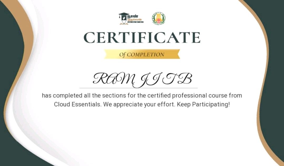 RAMJI T B on LinkedIn: #cloudessentials RAMJI T B on LinkedIn: #cloudessentials