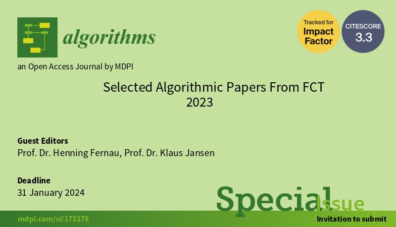 Algorithms MDPI on LinkedIn: #conference #specialissue #algorithms # ... Algorithms MDPI on LinkedIn: #conference #specialissue #algorithms # ...