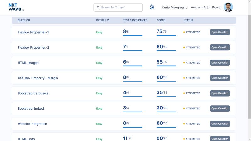 My web development journey with Nextwave | Avinash Powar posted on the ... My web development journey with Nextwave | Avinash Powar posted on the ...