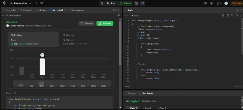 Saabika Roshni on LinkedIn: #leetcode #codingchallenge Saabika Roshni on LinkedIn: #leetcode #codingchallenge