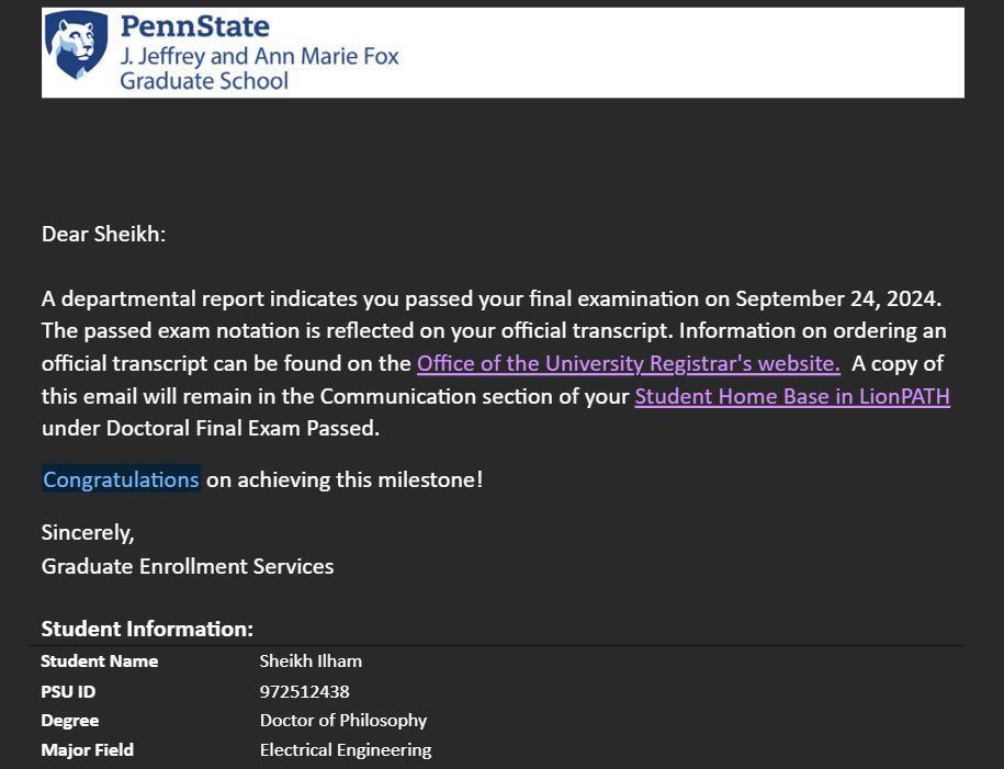 Today, as I celebrate passing my Ph.D. | Sheikh Jawad Ilham Today, as I celebrate passing my Ph.D. | Sheikh Jawad Ilham