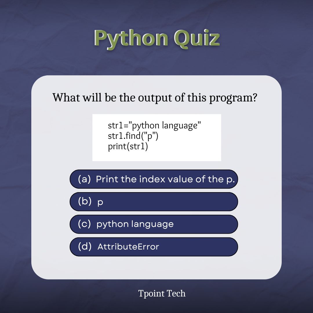 Tpoint Tech on LinkedIn: #python #java #programming #coding # ... Tpoint Tech on LinkedIn: #python #java #programming #coding # ...