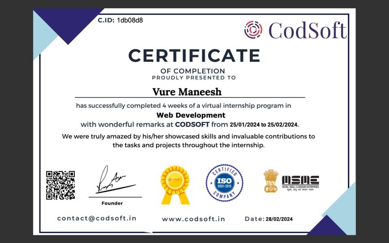 #webdevelopment #codsoft #certificate #codsoft #frontenddevelopment ... #webdevelopment #codsoft #certificate #codsoft #frontenddevelopment ...