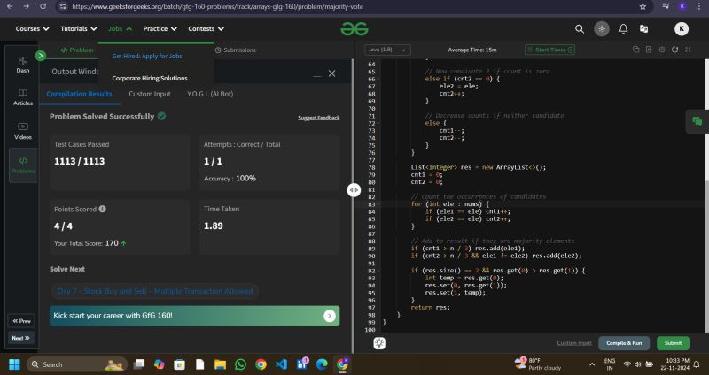 Kavya M on LinkedIn: #dsa #geeksforgeeks #java #geeksforgeeks #gfg160 # ... Kavya M on LinkedIn: #dsa #geeksforgeeks #java #geeksforgeeks #gfg160 # ...