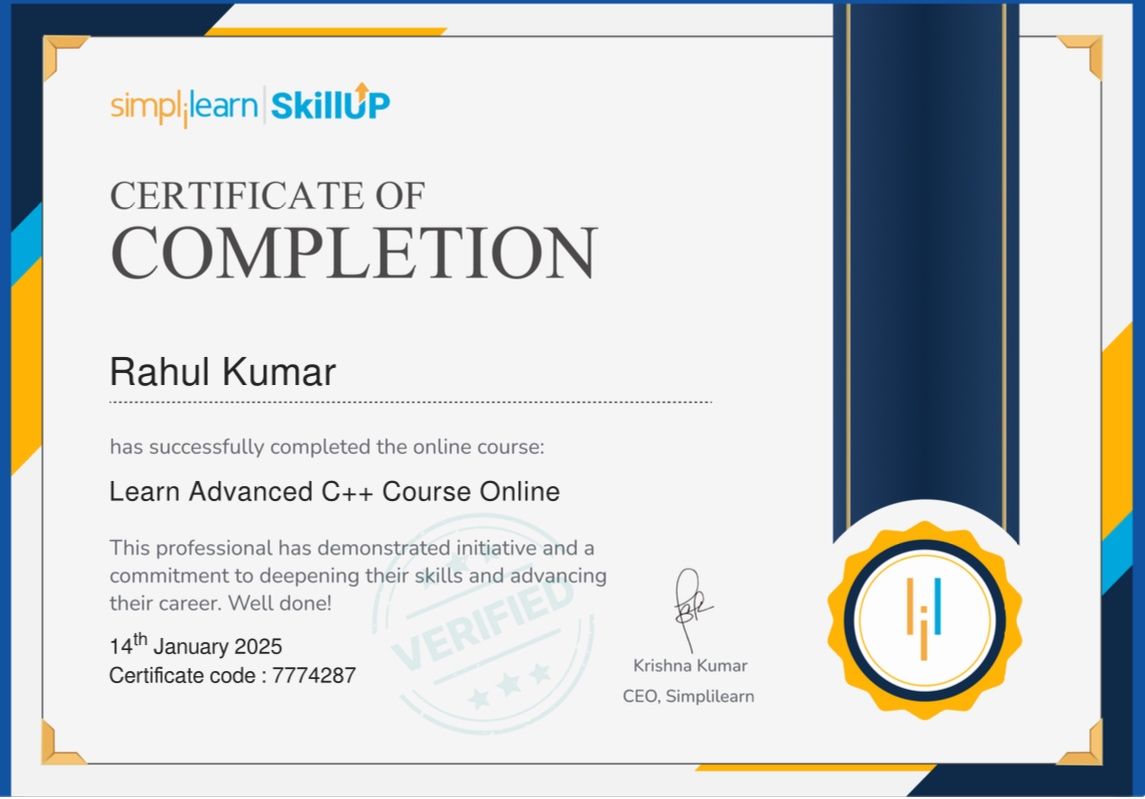 #cplusplus #programming #advancedc #simplilearn #certification #coding ... #cplusplus #programming #advancedc #simplilearn #certification #coding ...