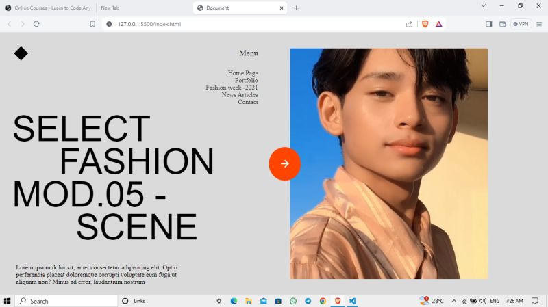 Now its time to create web page. | VIBHAS PANDEY Now its time to create web page. | VIBHAS PANDEY