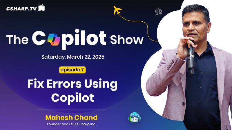 #thecopilotshow #copilot #debugging #ai #codingtips #aifordevelopers ... #thecopilotshow #copilot #debugging #ai #codingtips #aifordevelopers ...