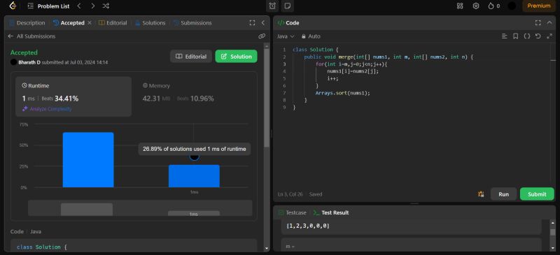 Day 18 of #100DaysOfCode Challenge: Merging sorted data | Bharath D ... Day 18 of #100DaysOfCode Challenge: Merging sorted data | Bharath D ...