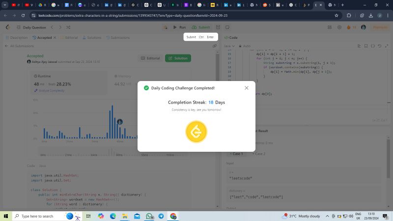 Aditya Jaiswal on LinkedIn: #epiccodingvoyage #day17 #coding #leetcode ... Aditya Jaiswal on LinkedIn: #epiccodingvoyage #day17 #coding #leetcode ...