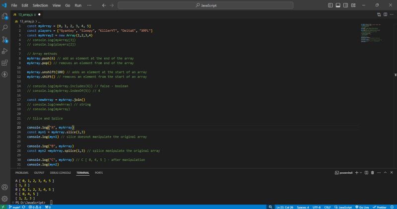 Sushil Shrestha on LinkedIn: #javascript #arrays #codingjourney # ... Sushil Shrestha on LinkedIn: #javascript #arrays #codingjourney # ...