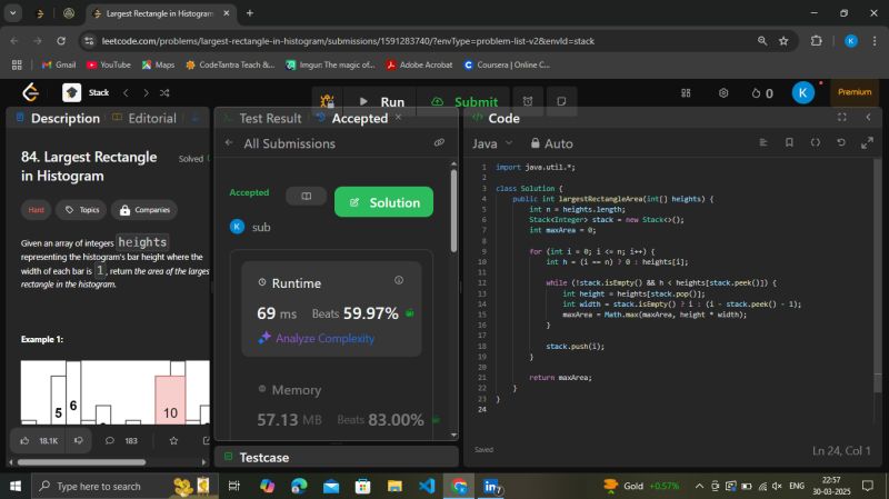 #100daysofcode #100daysofcode #leetcode #dsa #stack #monotonicstack ... #100daysofcode #100daysofcode #leetcode #dsa #stack #monotonicstack ...