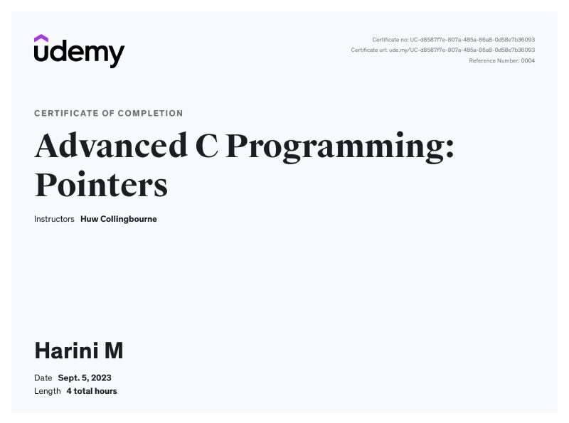 HARINI M on LinkedIn: #cprogramming #pointermastery #programmingskills ... HARINI M on LinkedIn: #cprogramming #pointermastery #programmingskills ...
