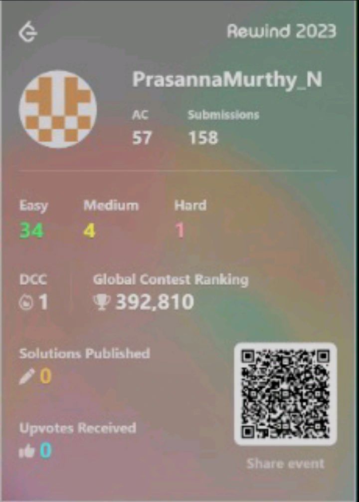 Prasanna Murthy Nagarajan on LinkedIn: #coding #leetcode #techskills # ... Prasanna Murthy Nagarajan on LinkedIn: #coding #leetcode #techskills # ...