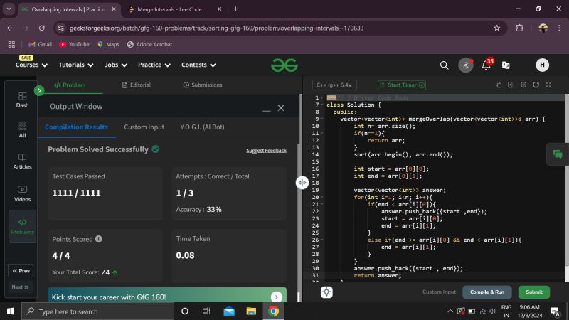 HARSHIT KHURANA on LinkedIn: #gfg160dayscoding #gfg160 #geekstreak2024 ... HARSHIT KHURANA on LinkedIn: #gfg160dayscoding #gfg160 #geekstreak2024 ...