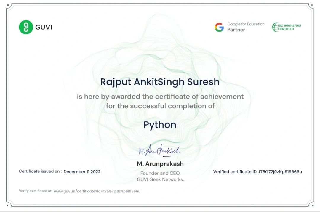 Rajput Ankitsingh on LinkedIn: Python Rajput Ankitsingh on LinkedIn: Python