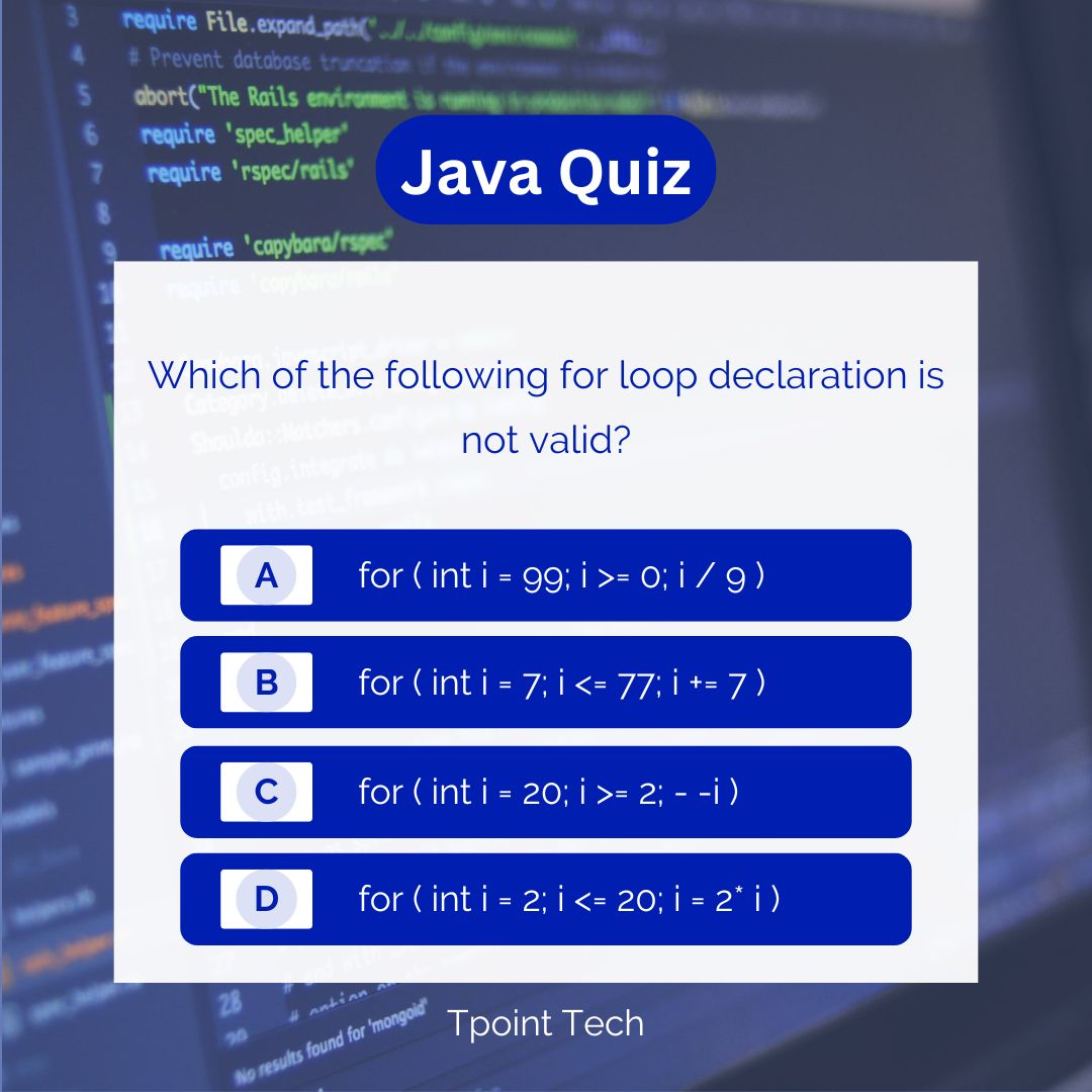 Tpoint Tech on LinkedIn: #java #python #javaprogramming #programming # ... Tpoint Tech on LinkedIn: #java #python #javaprogramming #programming # ...
