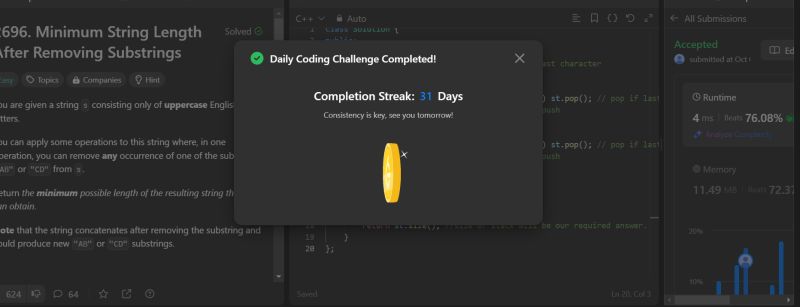 Ashish Pandey on LinkedIn: #leetcode #stack #stringmanipulation # ... Ashish Pandey on LinkedIn: #leetcode #stack #stringmanipulation # ...