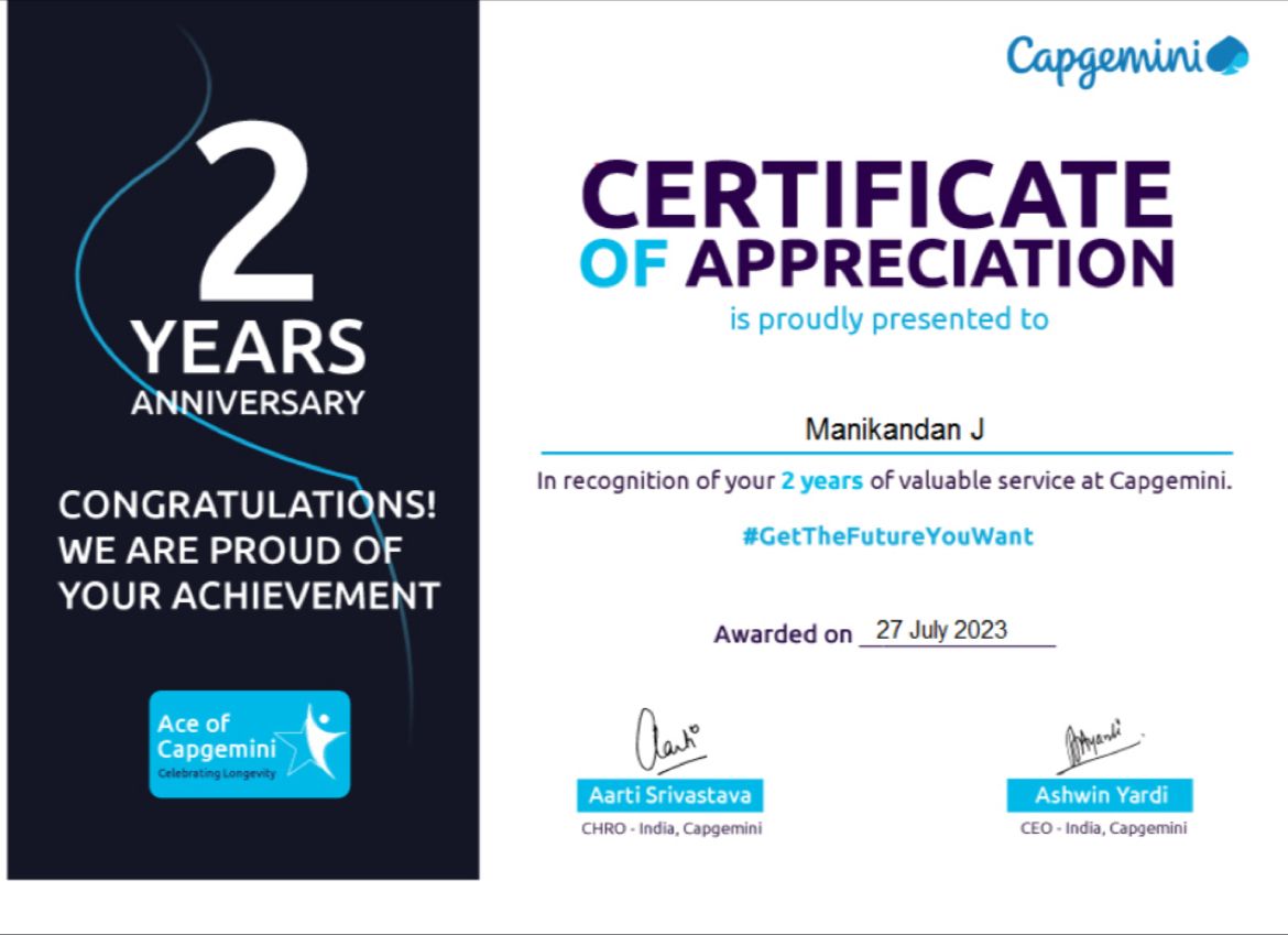 Manikandan J on LinkedIn: #getthefutureyouwant Manikandan J on LinkedIn: #getthefutureyouwant