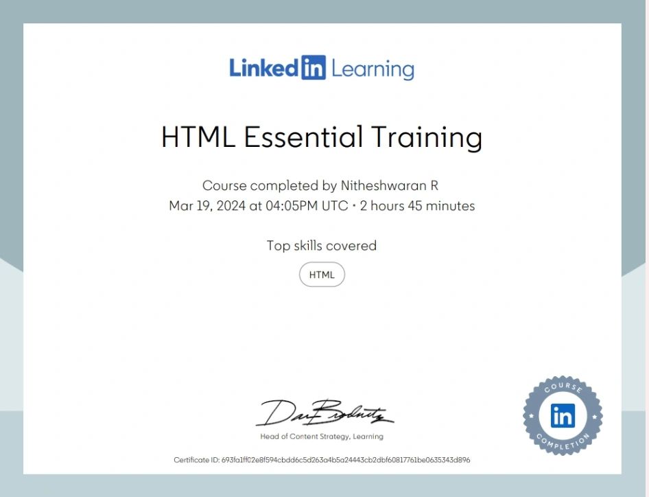 🚀 **Aspiring Web Developer | HTML Enthusiast | Lifelong Learner** 💡 ... 🚀 **Aspiring Web Developer | HTML Enthusiast | Lifelong Learner** 💡 ...