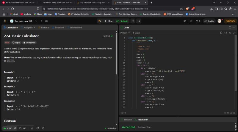 #day28 #dsawithishan #leetcode #stackproblems #stringparsing… | Ishan Bauri #day28 #dsawithishan #leetcode #stackproblems #stringparsing… | Ishan Bauri