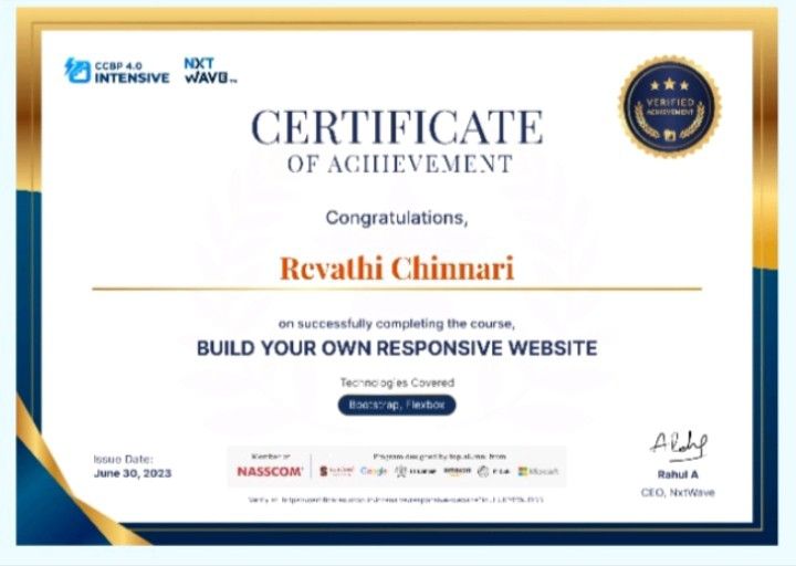 Revathi Chinnari on LinkedIn: #responsivewebsite # ... Revathi Chinnari on LinkedIn: #responsivewebsite # ...