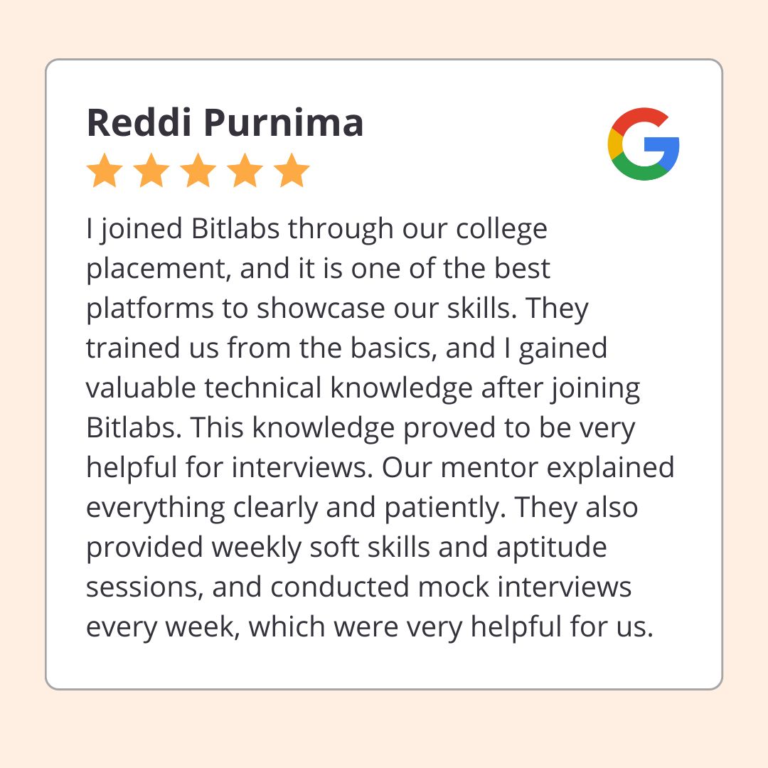 bitLabs on LinkedIn: #bitlabs #googlereview #studentreview # ... bitLabs on LinkedIn: #bitlabs #googlereview #studentreview # ...