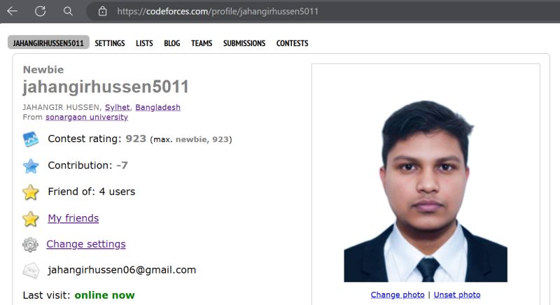 JAHANGIR HUSSEN on LinkedIn: #competitiveprogramming #codeforces # ... JAHANGIR HUSSEN on LinkedIn: #competitiveprogramming #codeforces # ...