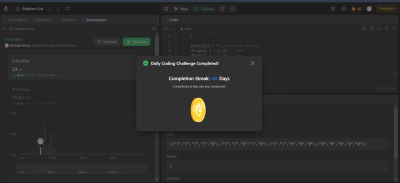 Akshata Khare on LinkedIn: #day40 #codingjourney #leetcode #cpp # ... Akshata Khare on LinkedIn: #day40 #codingjourney #leetcode #cpp # ...