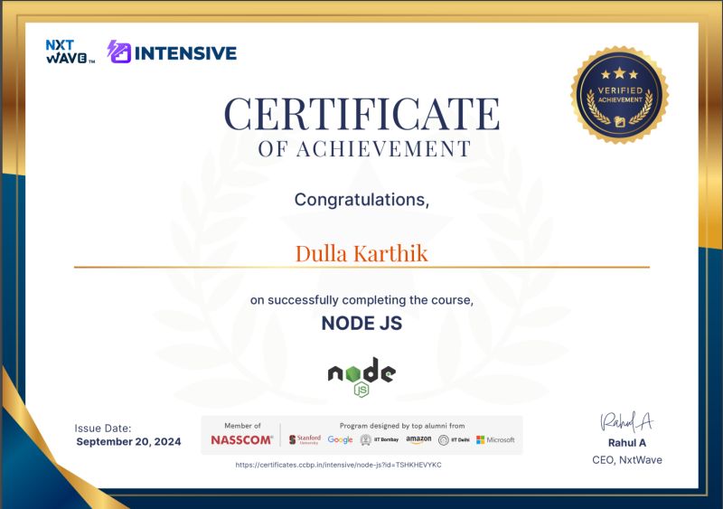 Karthik Dulla on LinkedIn: #nodejs #expressjs #restapi # ... Karthik Dulla on LinkedIn: #nodejs #expressjs #restapi # ...