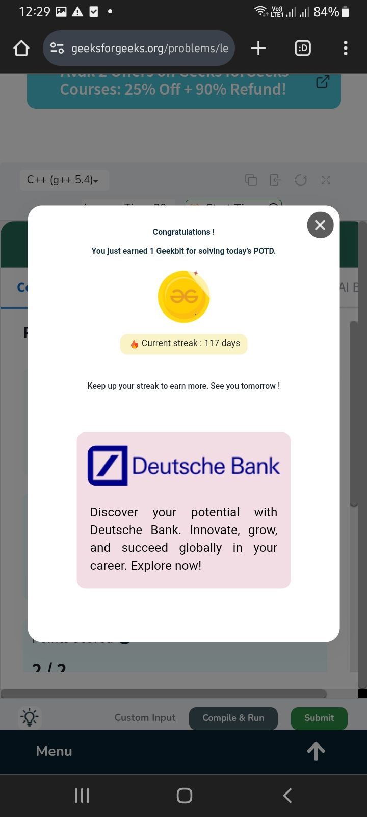 Swetha M on LinkedIn: #geekstreak2024 #30daychallenge #codingjourney # ... Swetha M on LinkedIn: #geekstreak2024 #30daychallenge #codingjourney # ...