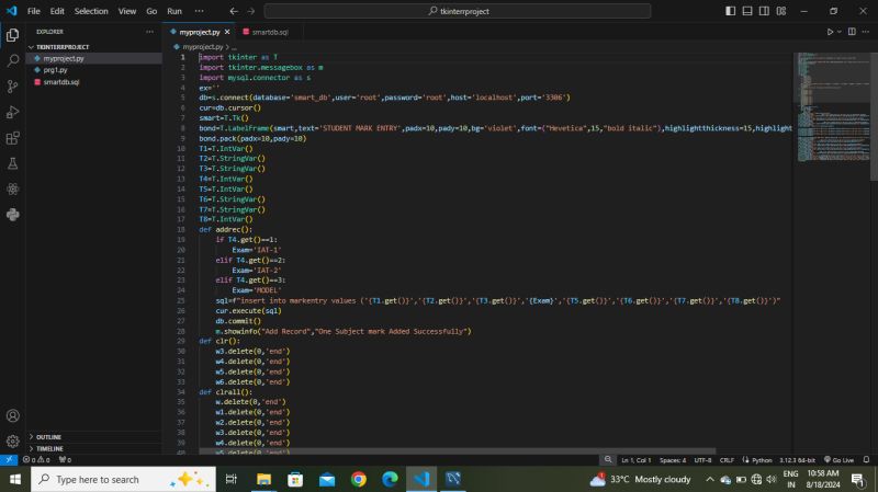 Surendar A on LinkedIn: #python #tkinter #mysql #databasemanagement # ... Surendar A on LinkedIn: #python #tkinter #mysql #databasemanagement # ...