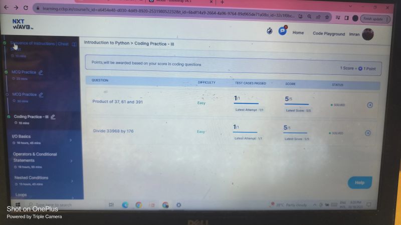 Imran Basha on LinkedIn: #30daysofcodechallenge #ccbp #nxtwave #python ... Imran Basha on LinkedIn: #30daysofcodechallenge #ccbp #nxtwave #python ...
