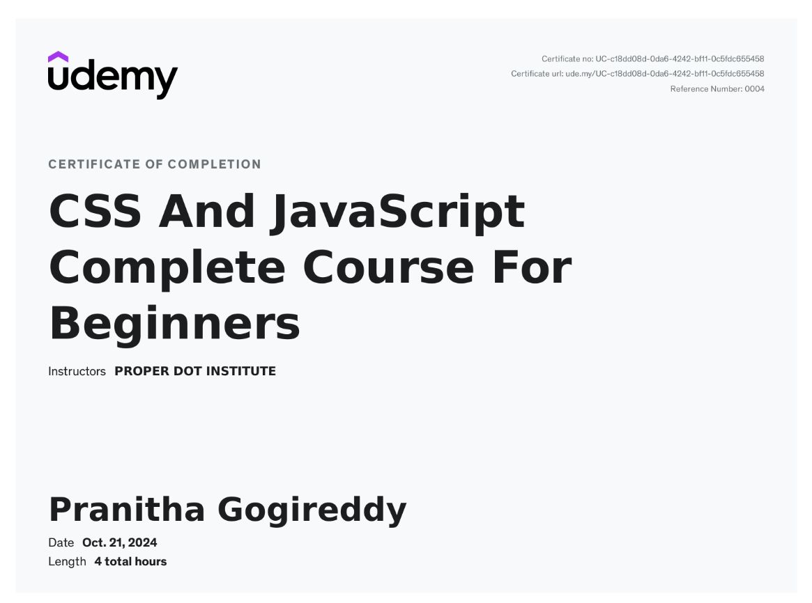 Pranitha .Gogireddy on LinkedIn: #webdevelopment #css #javascript # ... Pranitha .Gogireddy on LinkedIn: #webdevelopment #css #javascript # ...